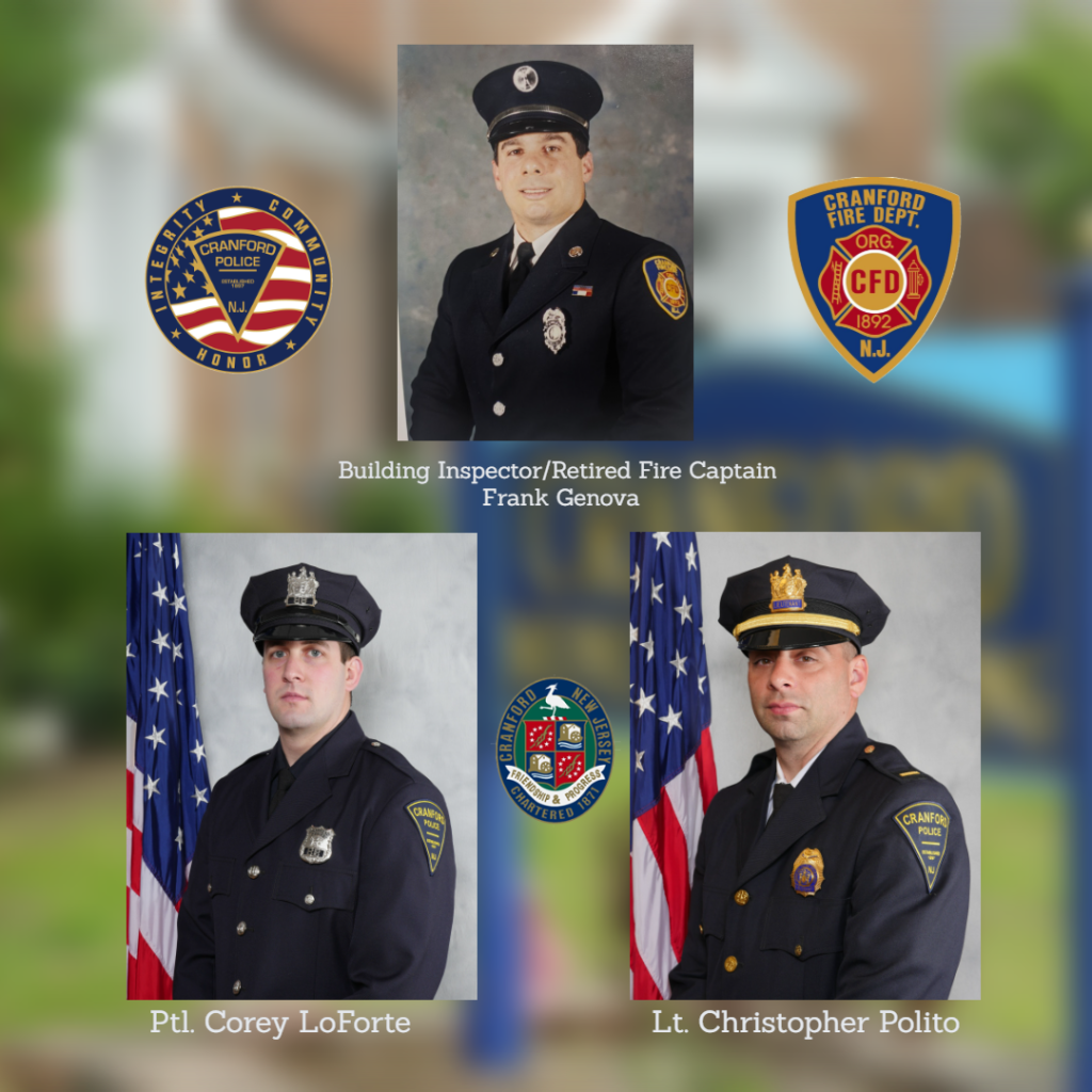 IAPSNJ Honors Cranford Police and Fire for Lifesaving - Italian ...